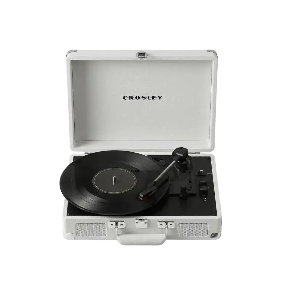 Cruiser Plus 2-Way Bluetooth Record Player - White Sand