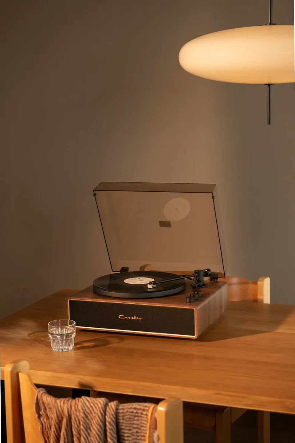 Stave Bluetooth Record Player Walnut